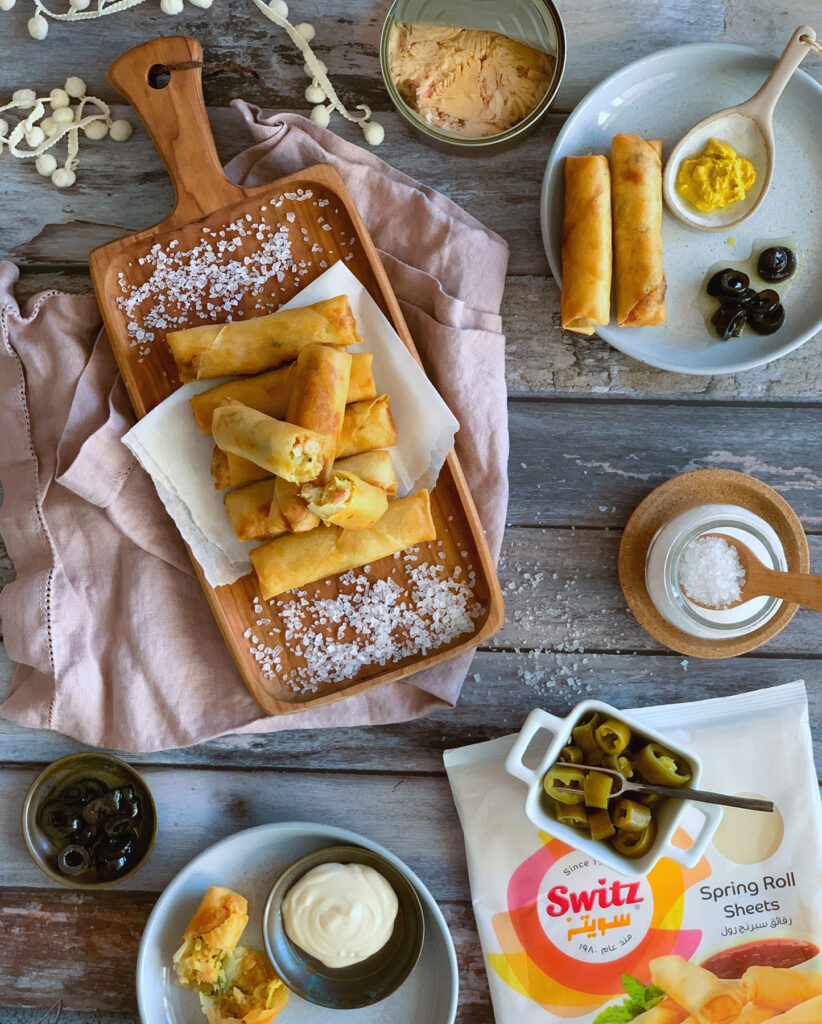 Tuna and Boiled Potatoes Spring Rolls | A Savory Twist