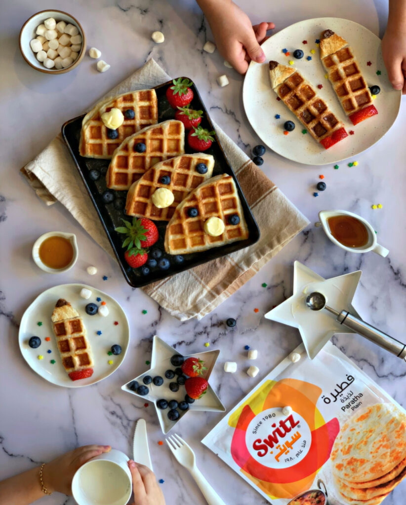 Switz Paratha Waffles | A Unique Breakfast Delight